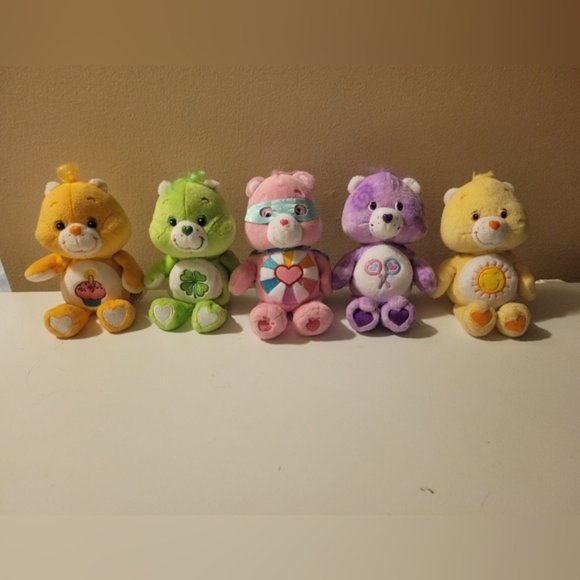 Care Bears | Toys | Care Bears Plush Toys Set Of 5 | Poshmark